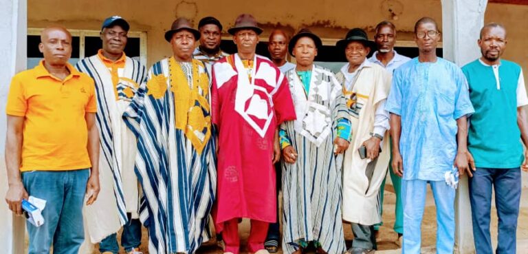 Région du Guémon/ Cérémonie de réception du peuple Wê à la présidence ...